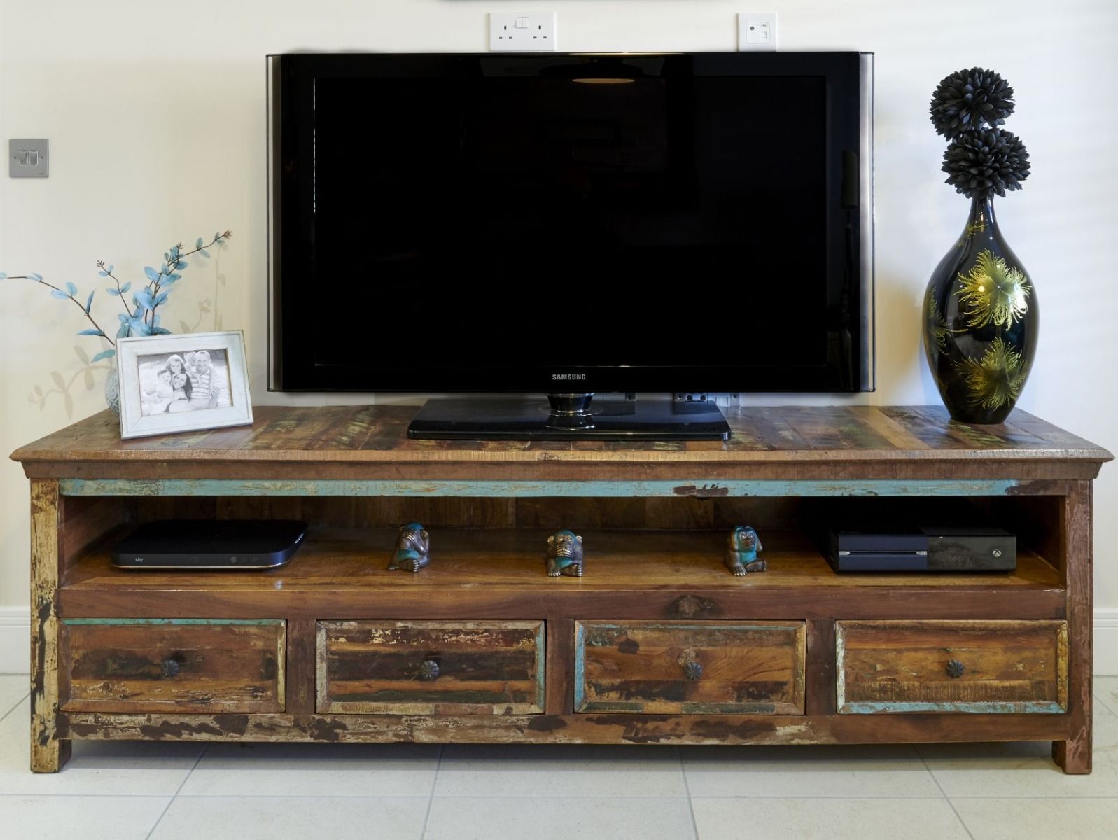 Reclaimed Indian TV Unit Trade Furniture Company