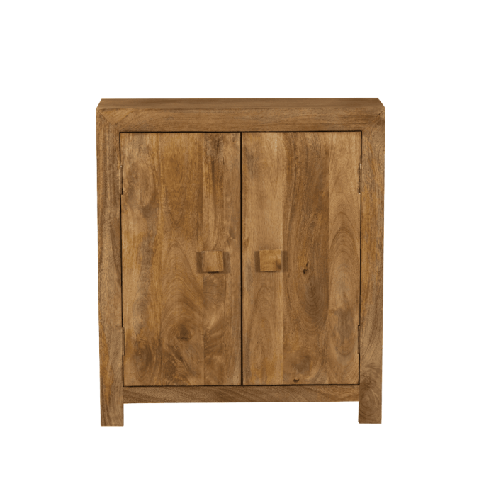 Oak Dakota Small Hi-Fi Unit | Solid Mango Wood Media Stand