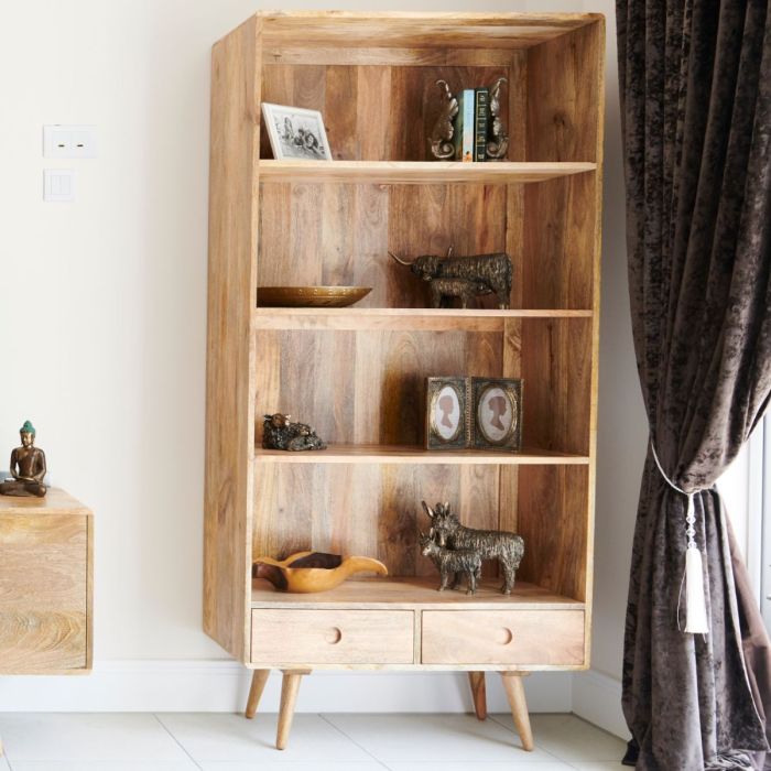 Light Vintage Mango Bookcase - Due 15th December
