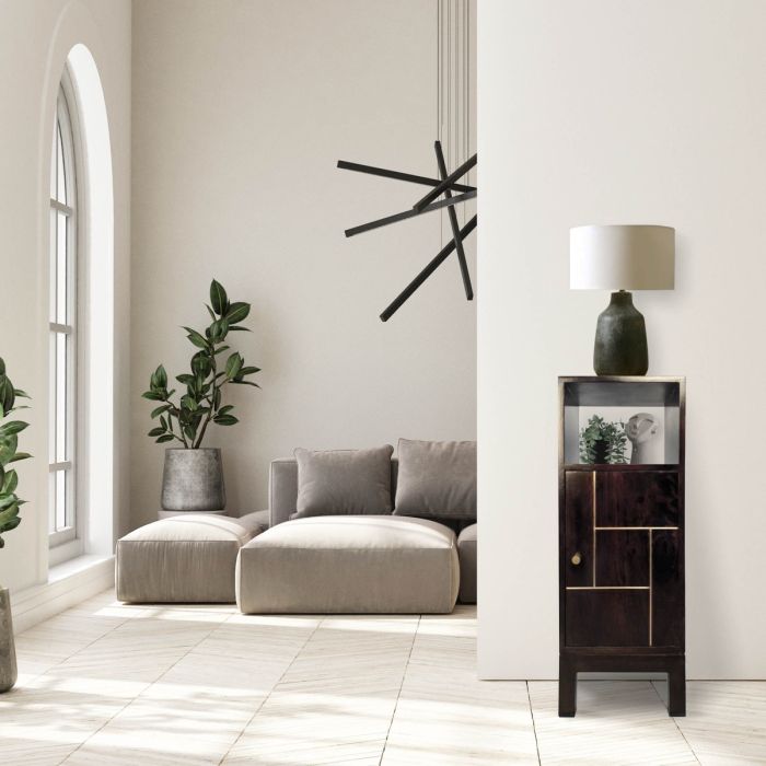 Inset Mango Lamp Table