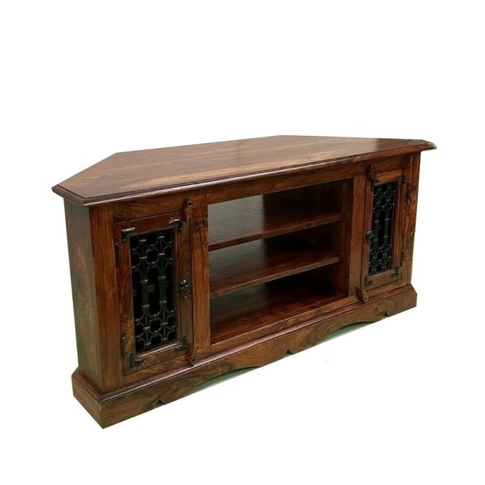 Ex Display Jali Corner TV Unit (E127)