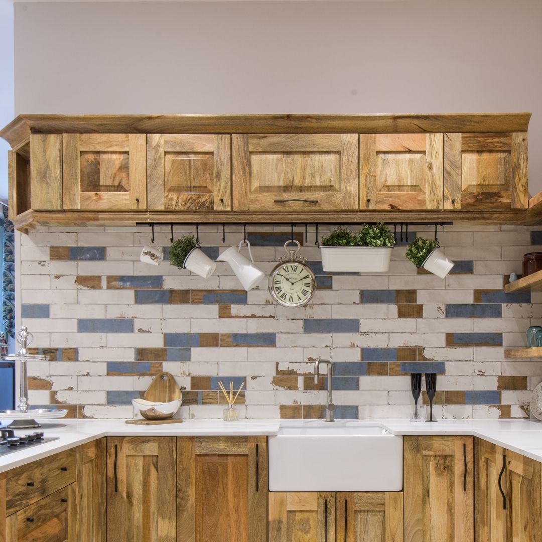 Solid Mango Wood Kitchen Units | Real Hardwood Kitchens